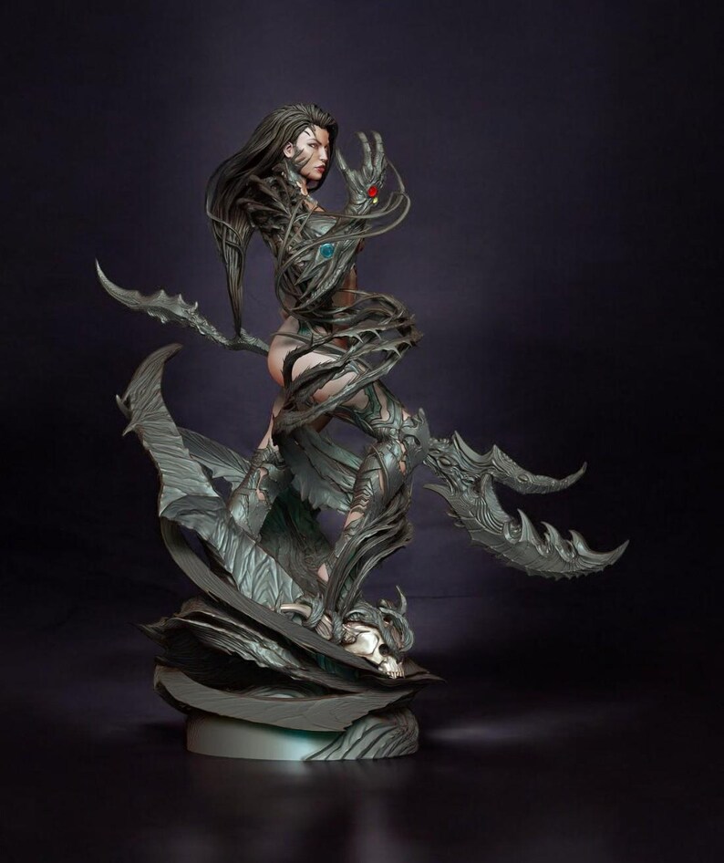 Sara Pezzini Figure STL File, Sara Pezzini Figure STL, Witchblade 3D Model File, Easy to Print ...