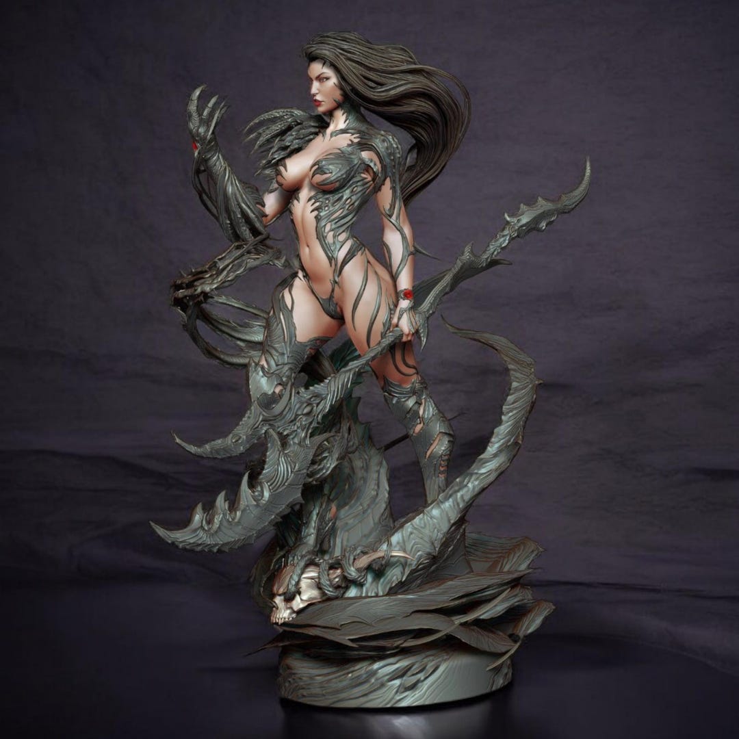 Sara Pezzini Figure STL File, Sara Pezzini Figure STL, Witchblade 3D Model File, Easy to Print ...