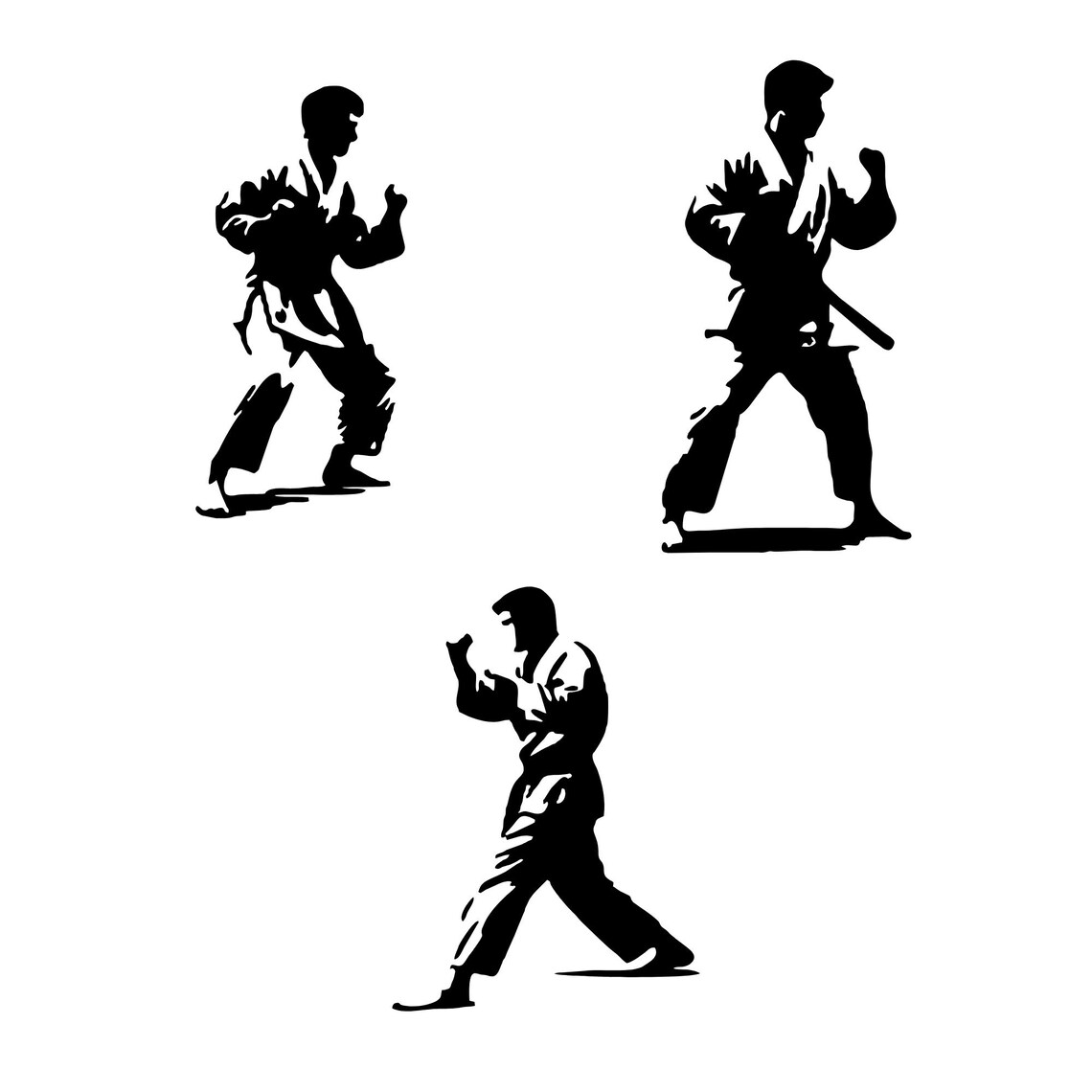 Karate Svg Bundle, Kung Fu Clipart, Taekwondo Vector, Karate Decal ...