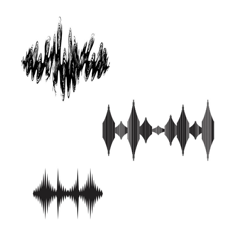 Sound Wave Svg Bundle, Sound Wave Clipart, Wave Vector, Sound Wave ...