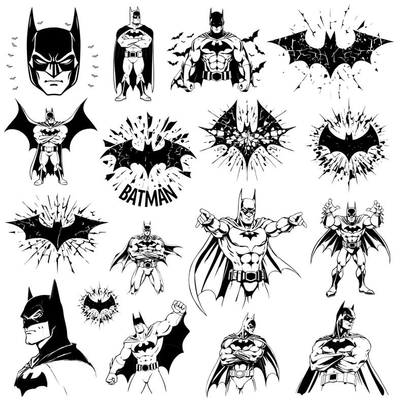 Superhero SVG Bundle, Superhero Cut File, Superhero Png, Superhero ...