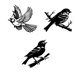 Birds Svg Bundle, Flying Birds, Layered Svg, Bird Lover Gift, Birds ...