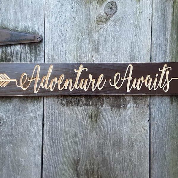 Adventure Metal Sign - Etsy