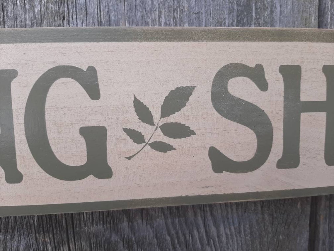 Potting Shed Sign Wooden Shabby Chic Farm Gardening Sign - Etsy
