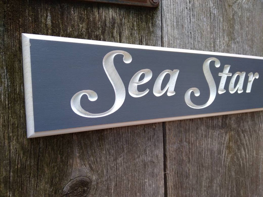 Painted Letter CUSTOM CNC Carved Routed Sign Many Sizes - Etsy