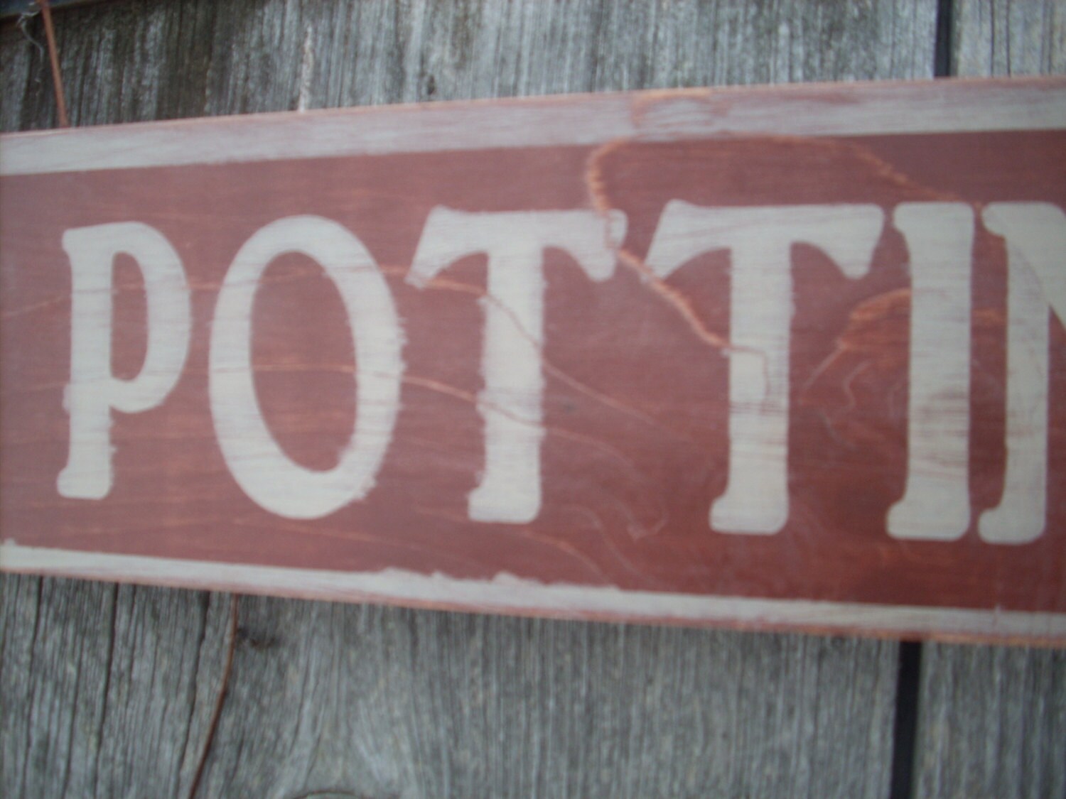 Potting Shed Sign Wooden Shabby Chic Farm Gardening - Etsy