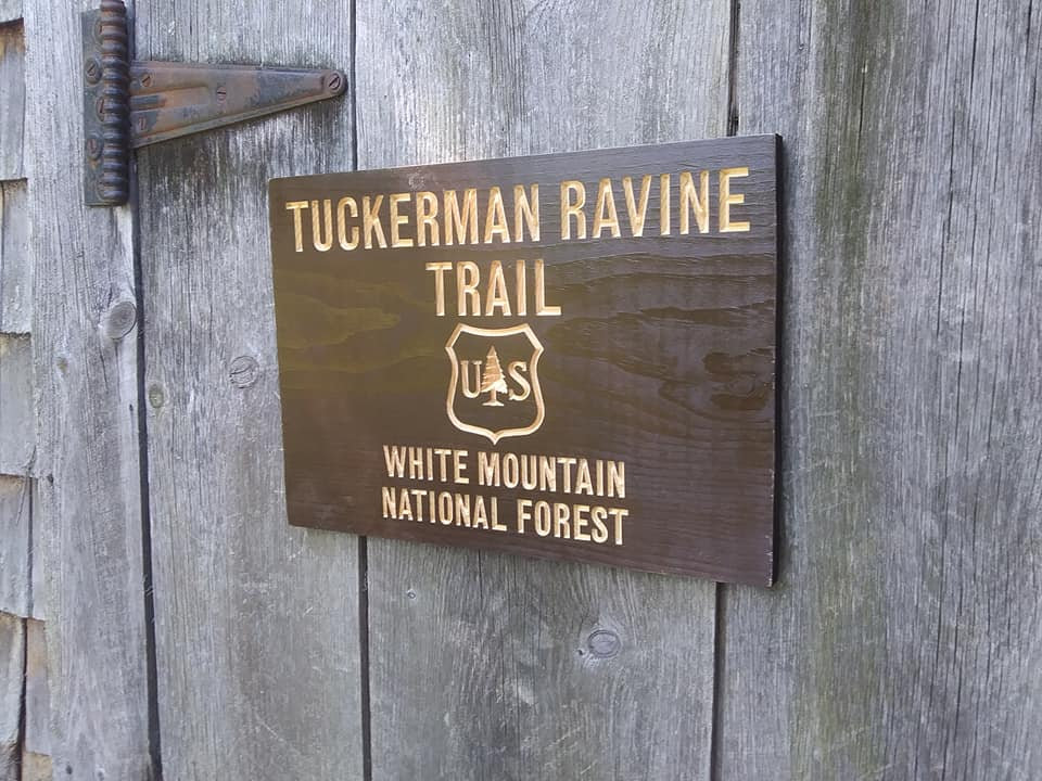 Routed / Carved Replica Tuckerman Ravine Trail Wooden Shabby | Etsy