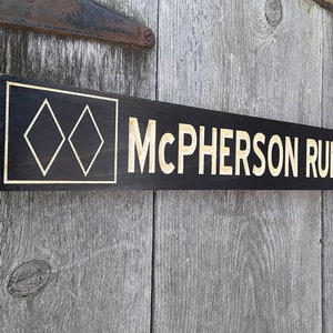 CUSTOM Double Diamond Snowboard Trail Snowboarding Riding Trail Sign ...