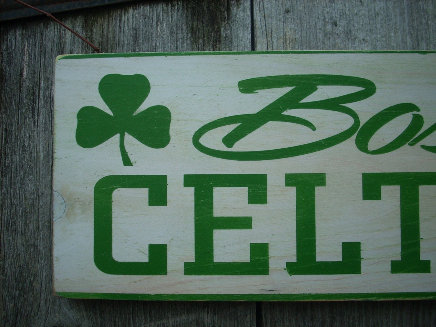 Boston Celtics Sign Shabby Chic Distressed Primitive Club House Bar Pub ...