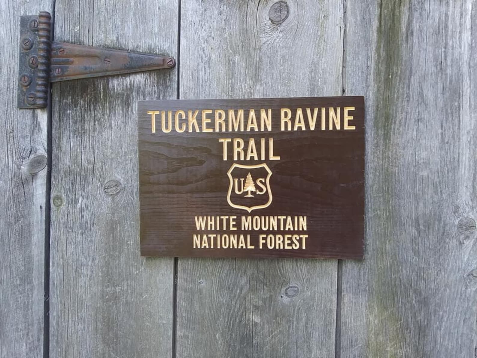 Routed / Carved Replica Tuckerman Ravine Trail Wooden Shabby | Etsy