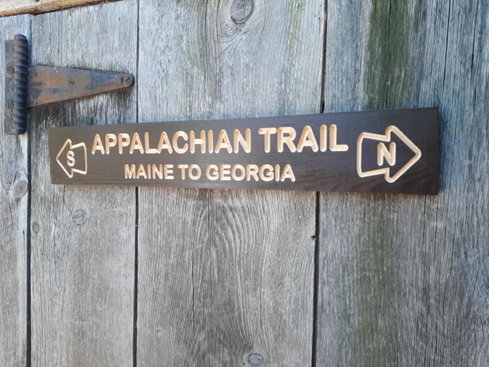 Appalachian Trail Sign Hiker Trail Hiking Trail Sign Routed - Etsy