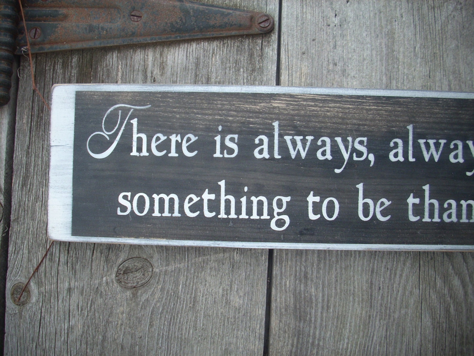 There is Always Always Always Something to Be Thankful for Painted ...