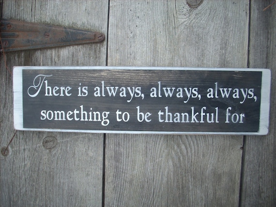 There is always always always something to be thankful for | Etsy