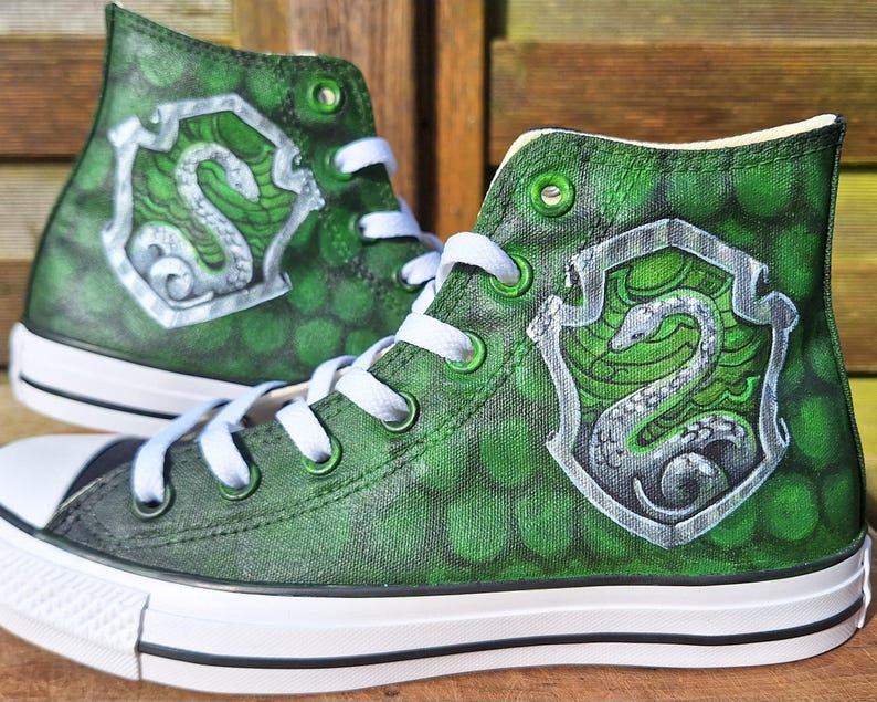 100% Hand Painted. Genuine Converse. Custom Art Shoes - Etsy
