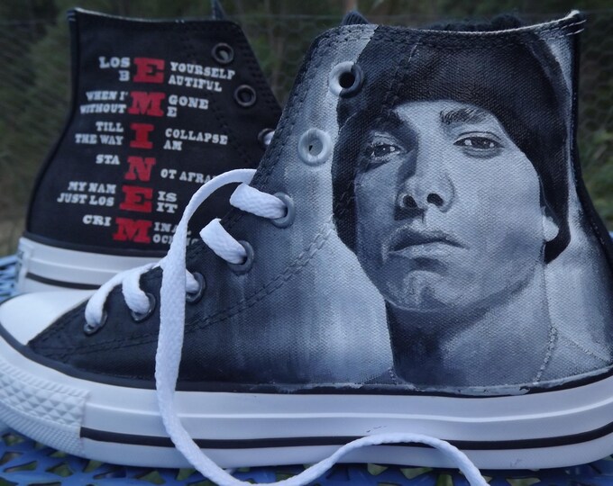 100% Hand Painted. Genuine Converse. Custom Art Shoes - Etsy
