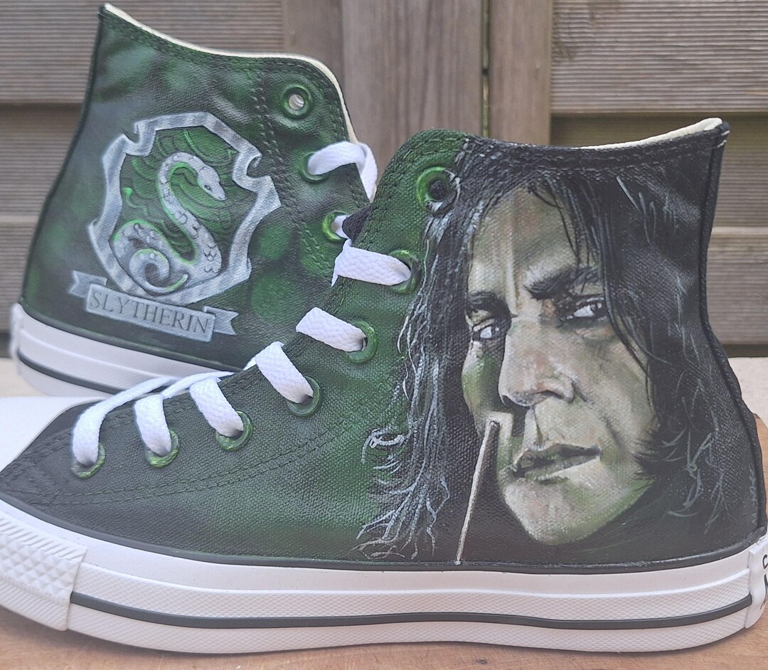 Hand Painted Custom Shoes Hi Tops Sneakers Trainers Art Genuine ...