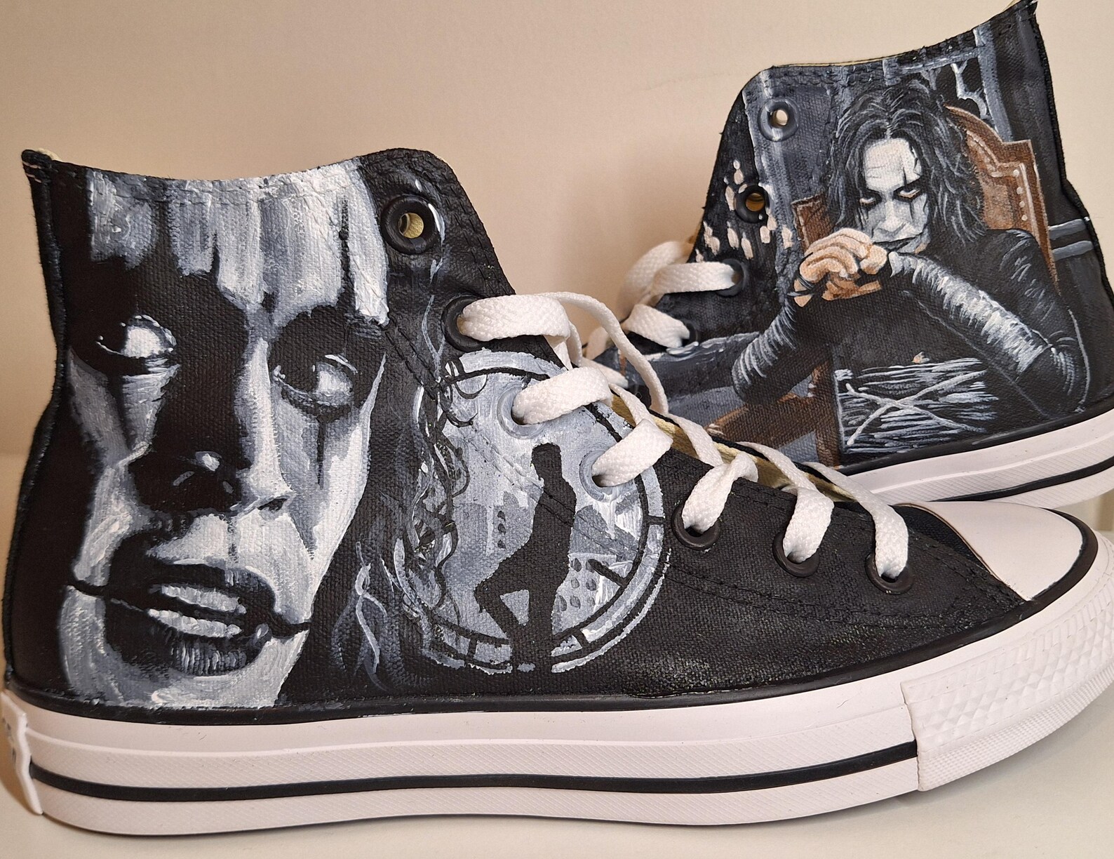 100% Hand Painted. Genuine Converse. Custom Art Shoes - Etsy