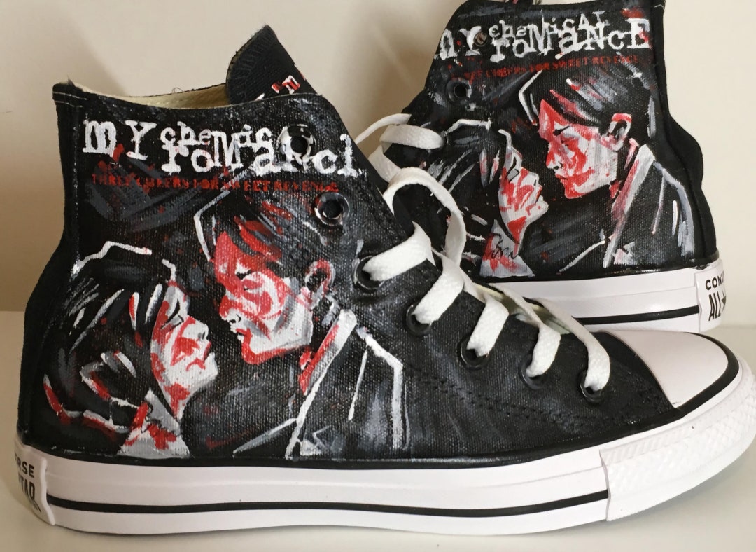 100% Hand Painted. Genuine Converse. Custom Art Shoes - Etsy