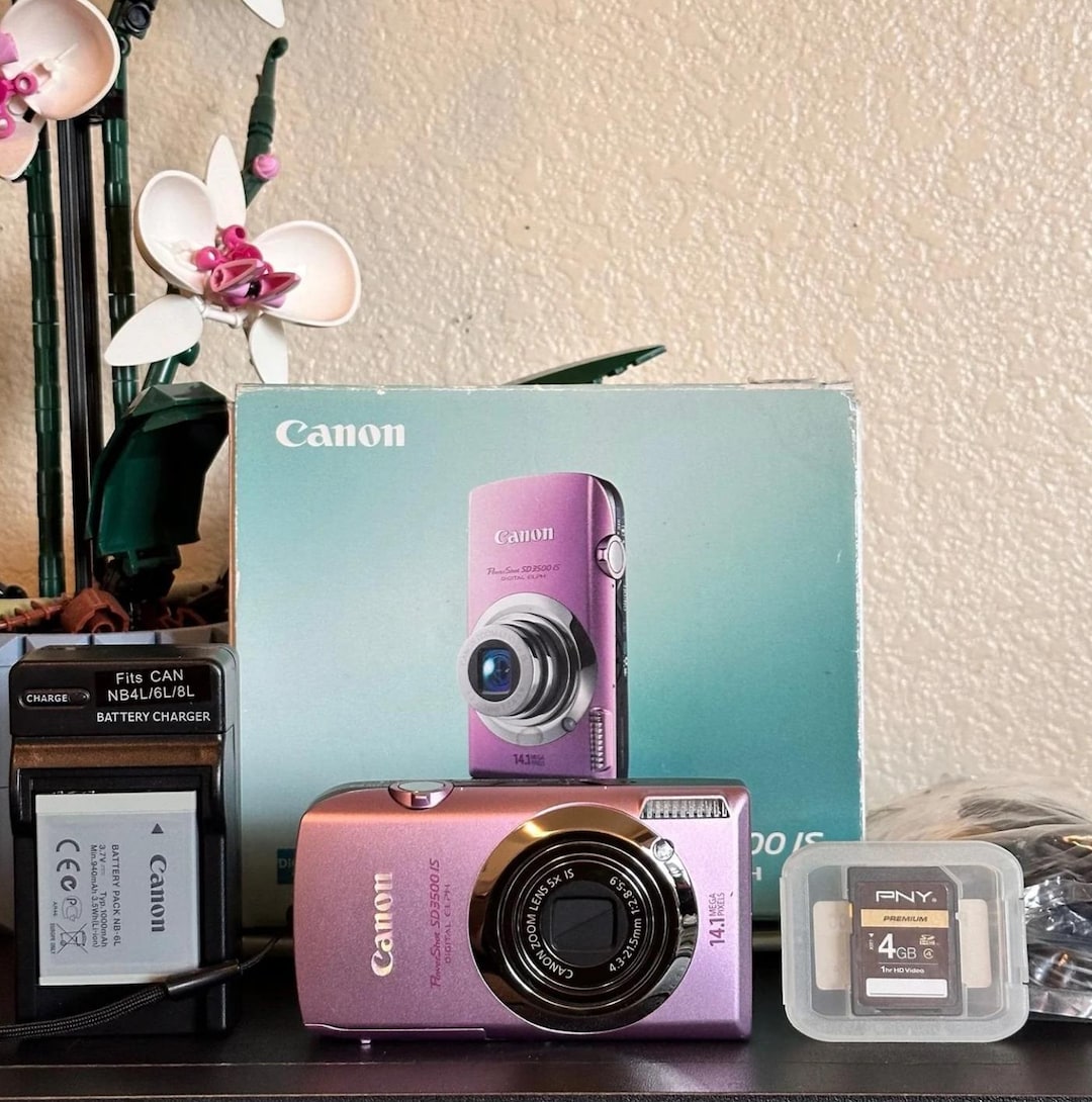 Canon Powershot SD3500 IS Digital ELPH Camera Pink Touch Screen 14.1MP ...
