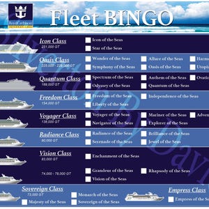 RC Fleet Bingo - Digital Download Only - Etsy