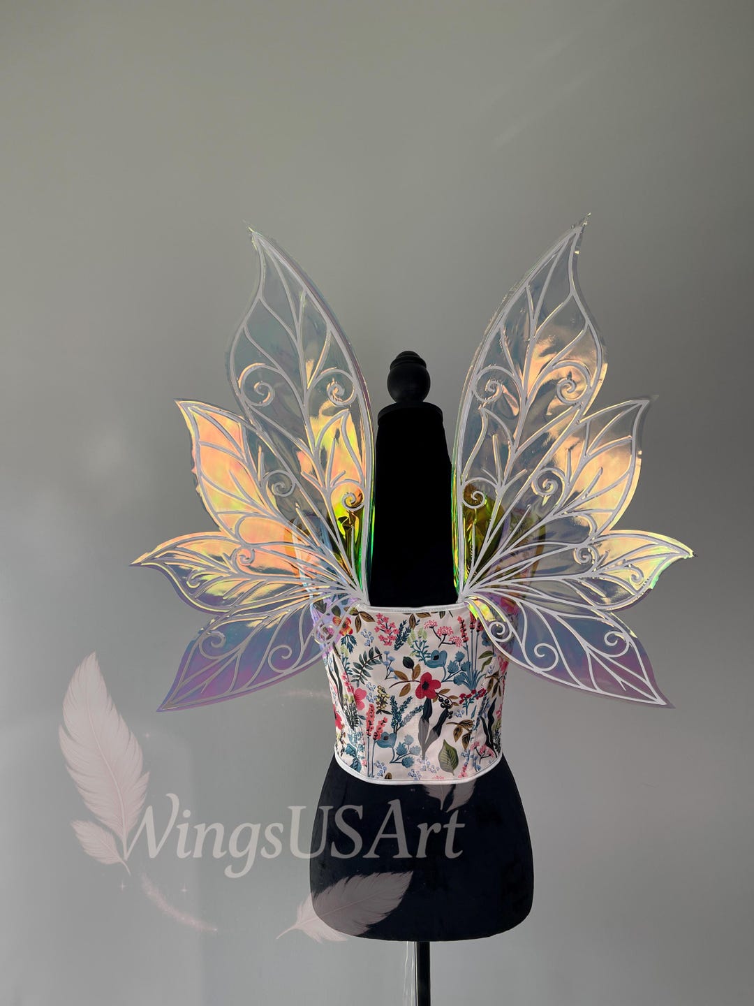 Iridescent Forest Wings for Festivals, Shimmering Woodland Wings for ...