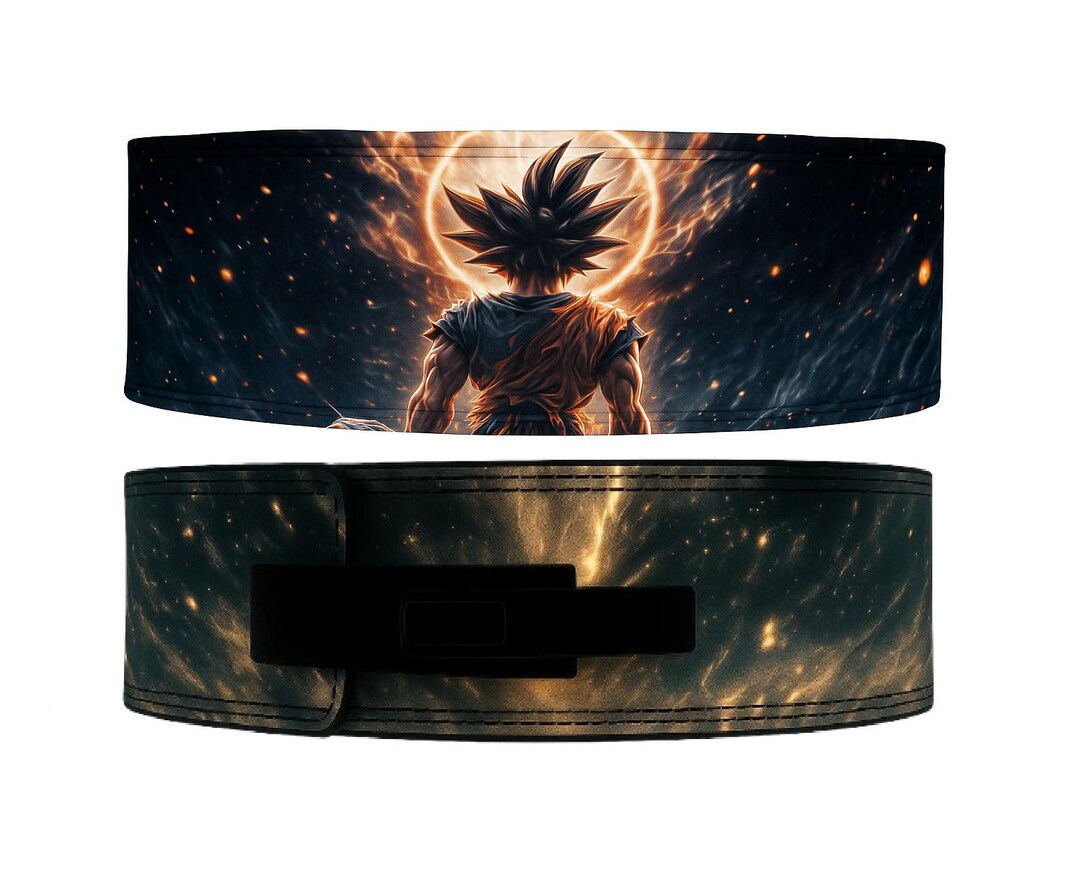 Goku Anime Belt|goku Ultra Instinct Belt|powerlifting Custom Lever Belt ...