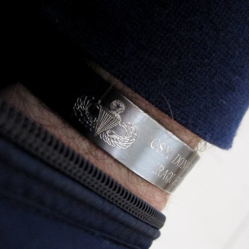 Soldier Silver Bracelet - Etsy UK