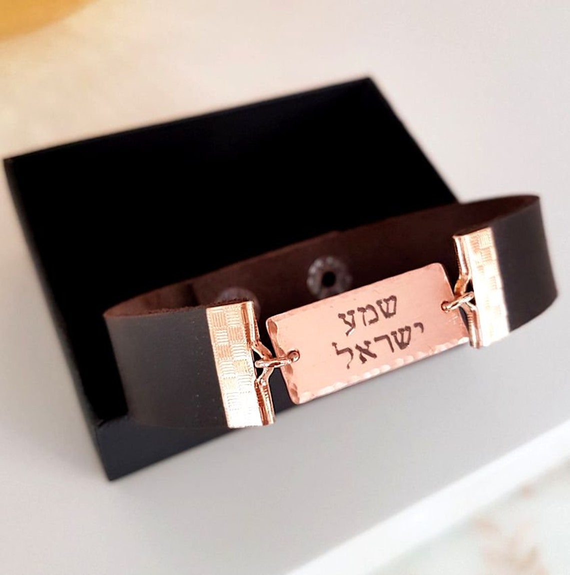 Mens Jewish Bracelet Shema Israel Jewish Prayer Bracelet for - Etsy