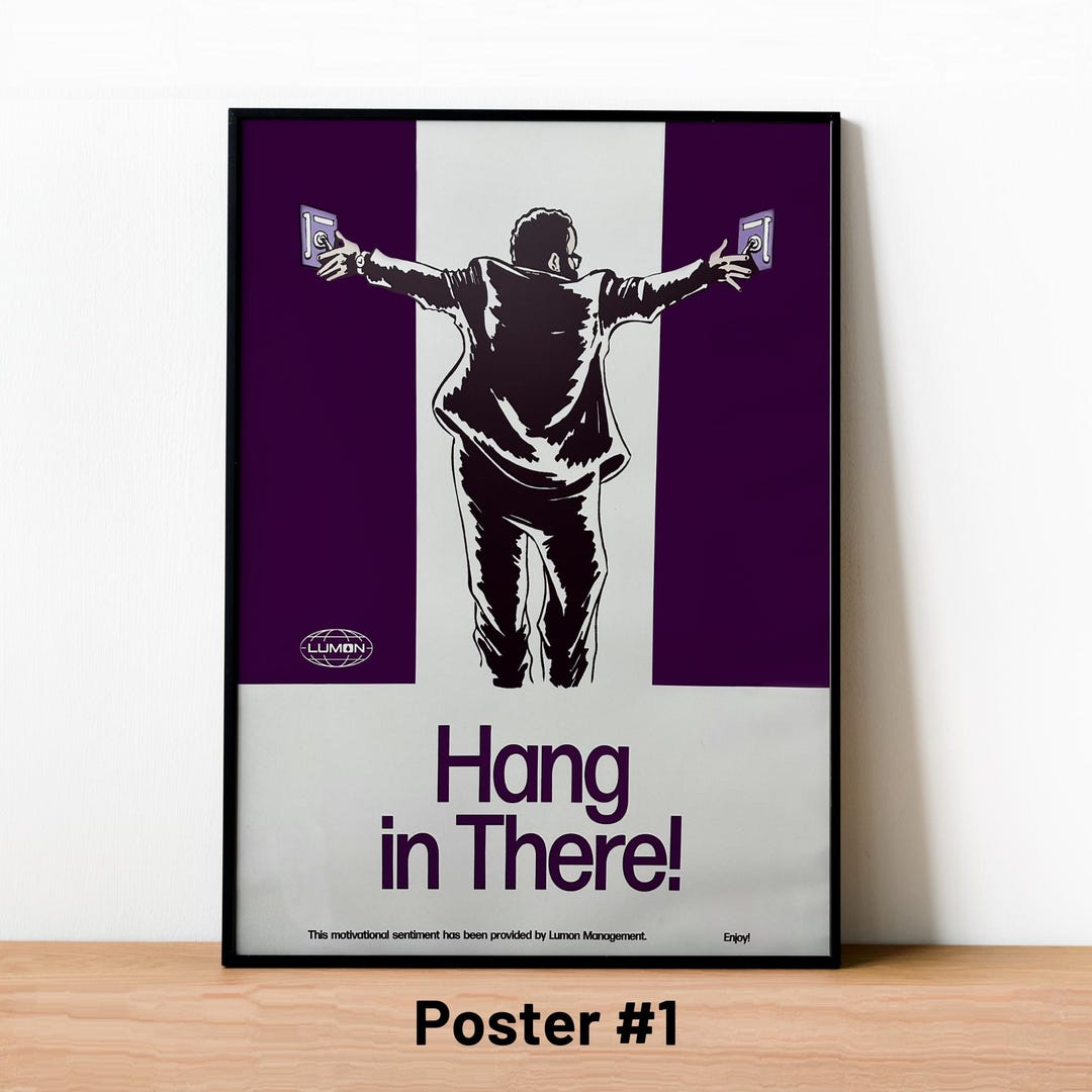 Severance Poster, Severance Hang in There Print, Severance TV Series ...