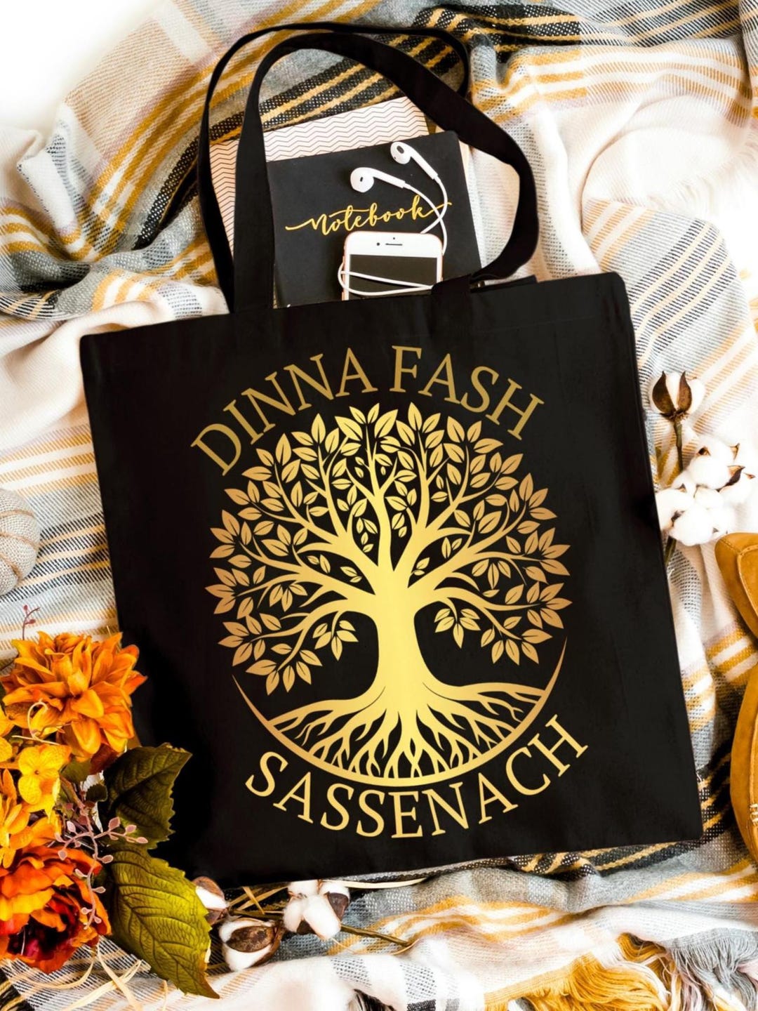 Outlander Golden Tree Quote | Dinna Fash Sassenach PNG | Printable ...
