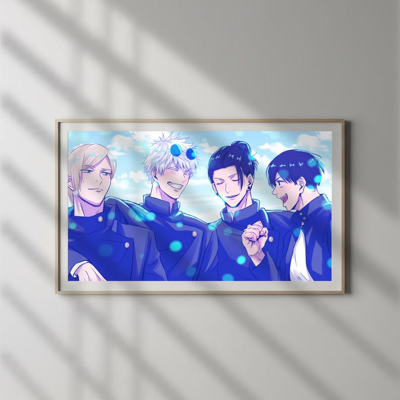 Jujutsu Kaisen Printable Wall Art | Satoru Gojo & Geto Poster Pack | 4 ...