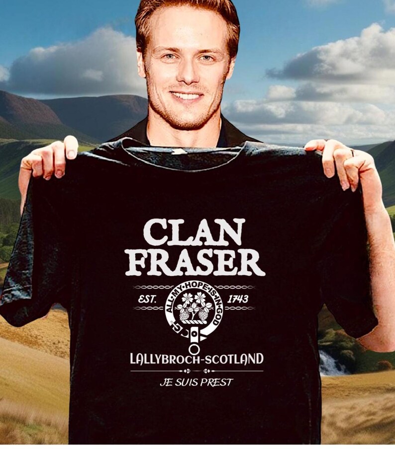 Outlander Clan Fraser Design PNG | Lallybroch Scotland Emblem | Je Suis ...