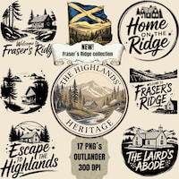Clan Fraser Lallybroch Scotland SVG PNG - Etsy