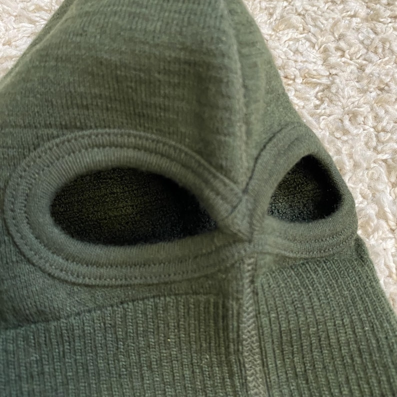 Olive Wool Balaclava: VKPO Ratnik Winter Hat-mask - Etsy