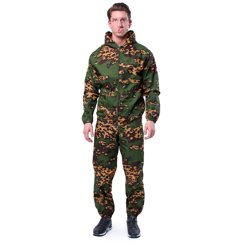 Partizan Ss-leto Camo Suit: Military Tactical Jumpsuit With Hood. - Etsy