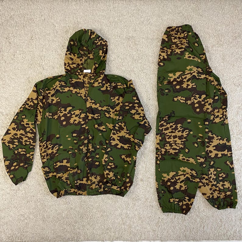 Partizan Ss-leto Camo Suit: Military Tactical Jumpsuit With Hood. - Etsy