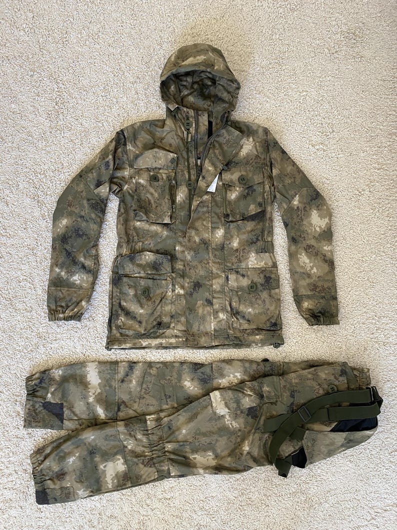 GORKA 8 Moss Camo Suit: Military Tactical Uniform - Etsy