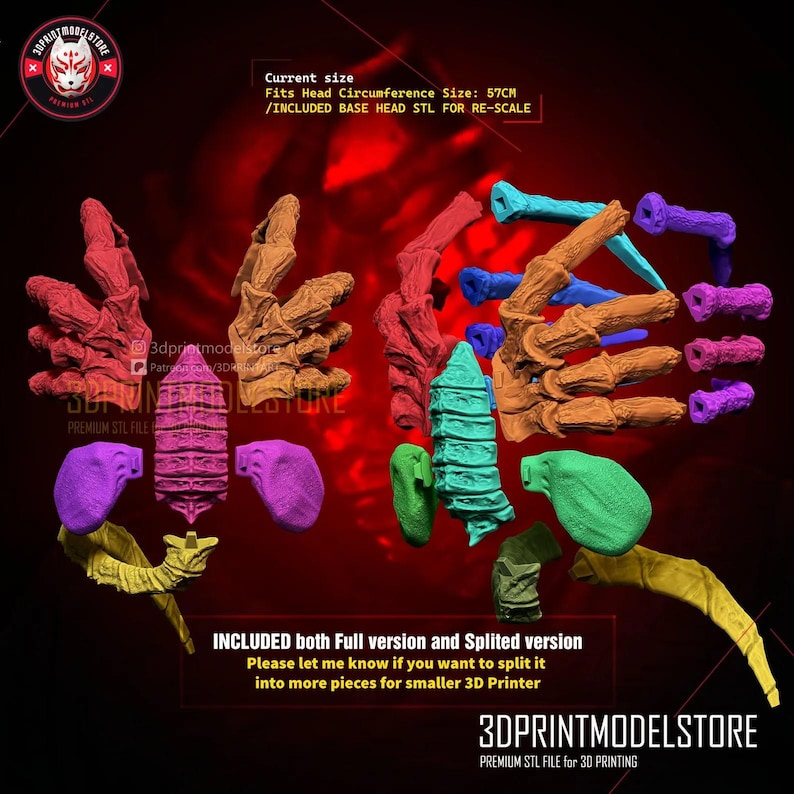 Alien Romulus Face Hugger Mask - DIY Kit - Etsy