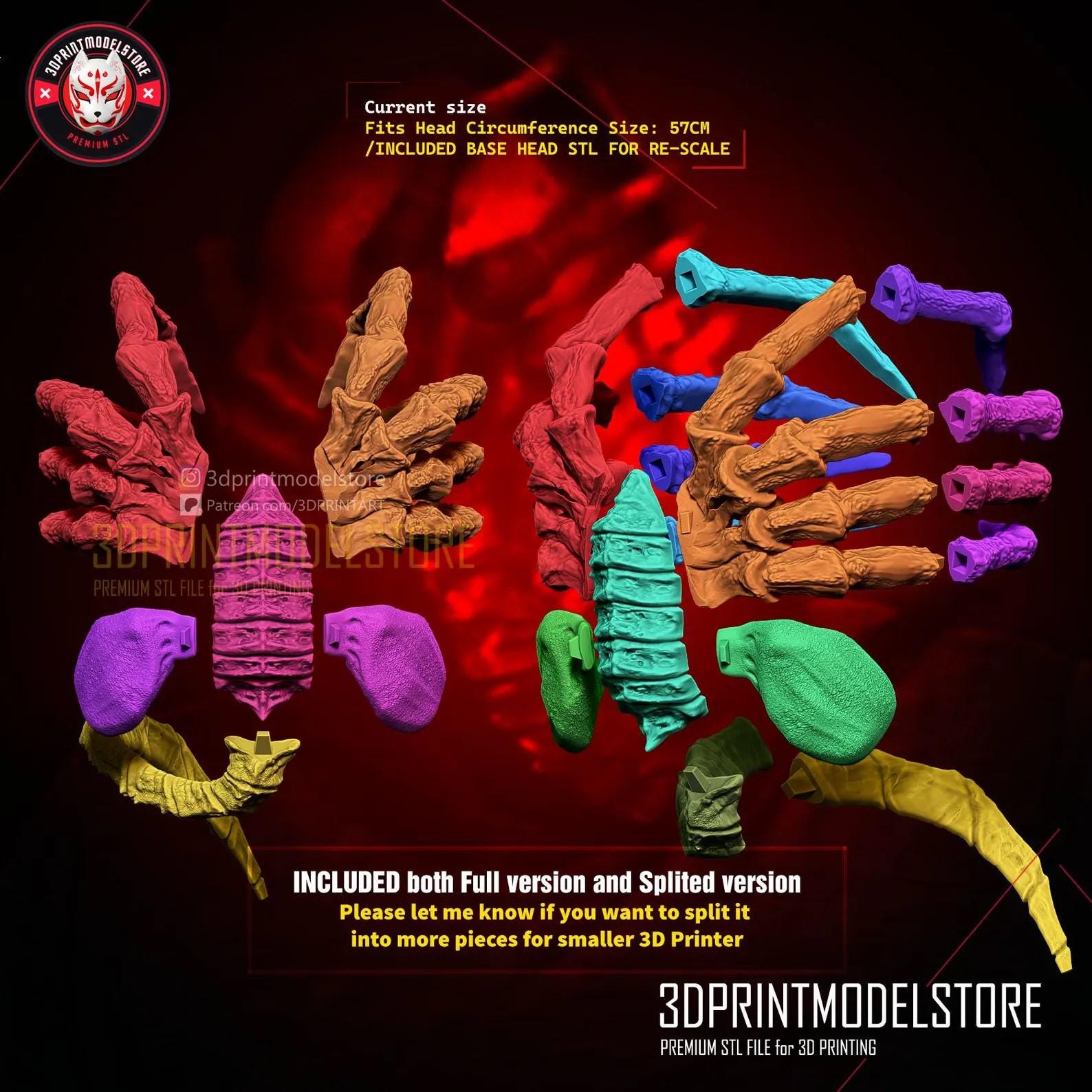 Alien Romulus Face Hugger Mask - DIY Kit - Etsy