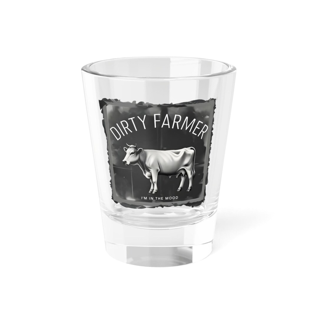 Shot Glass, 1.5oz - Cow - Etsy
