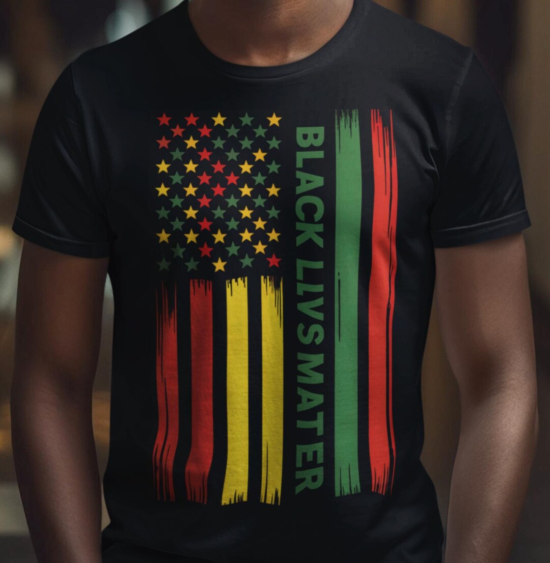 Pan African Black Lives Matter Flag Art Print – PNG African American ...