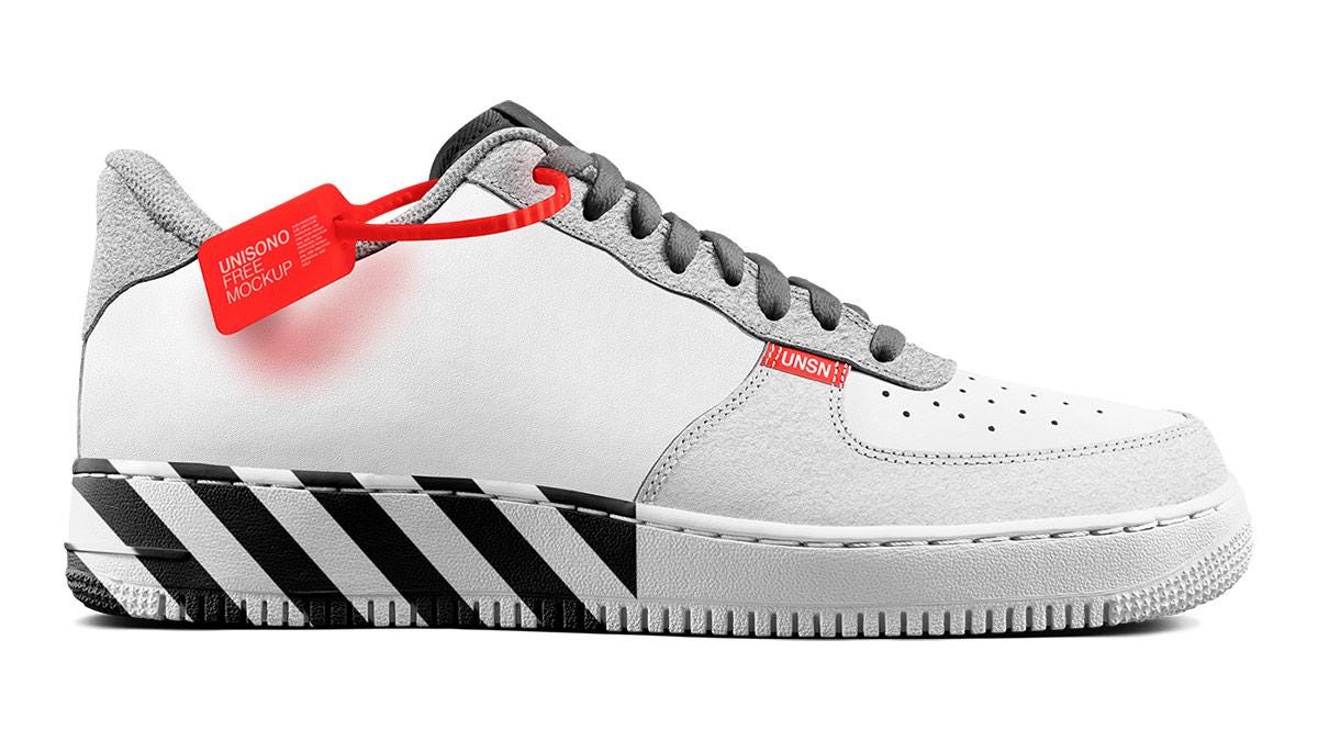 Customizable Sneakers PSD Mock Up, Shoe Template, Shoe Mockup for Adobe ...