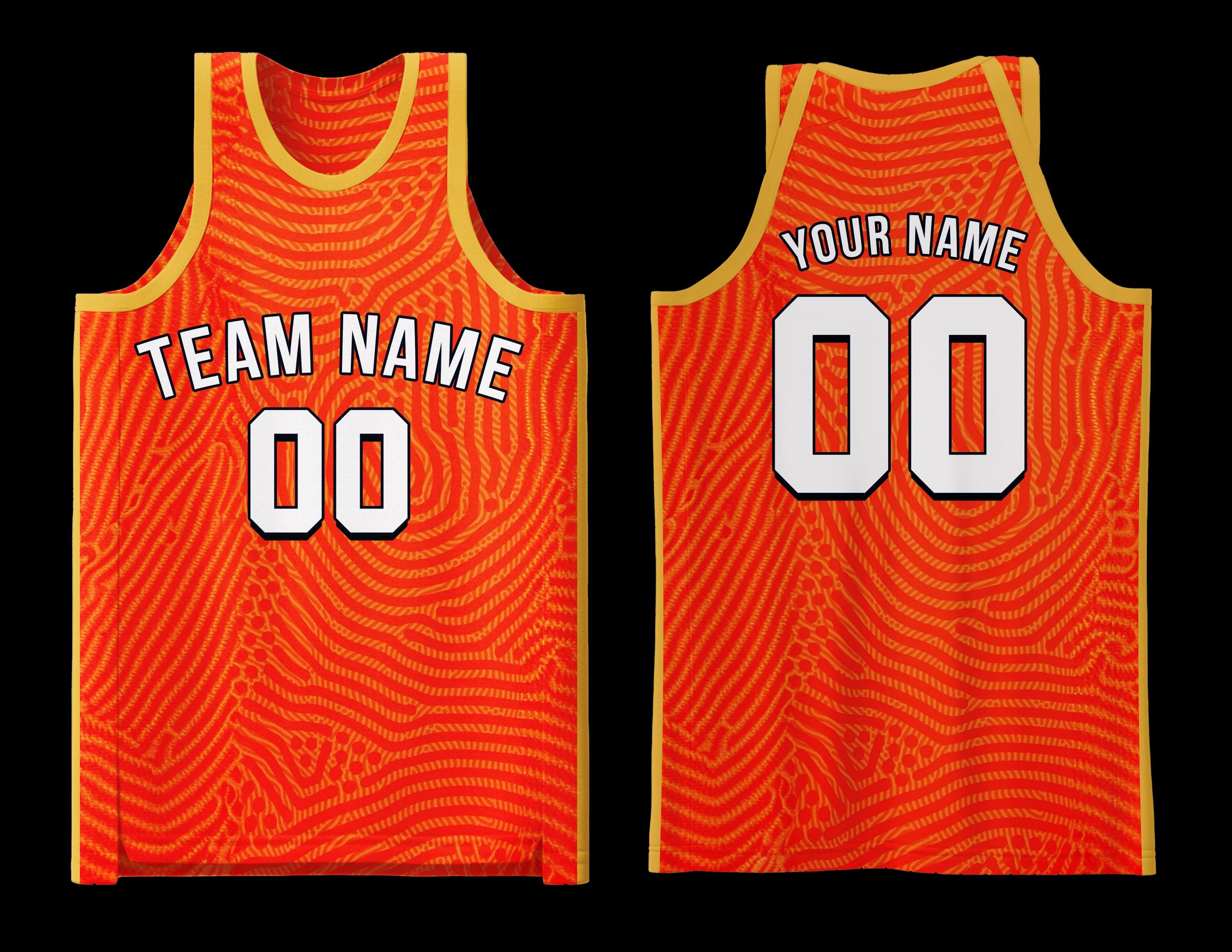 Customizable PSD Basketball Jersey Mock-up - Etsy