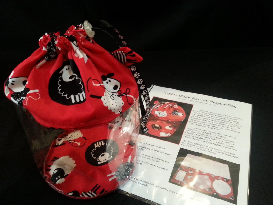 NEW! Pattern Pdf-crystal Clear Project Bag - Etsy