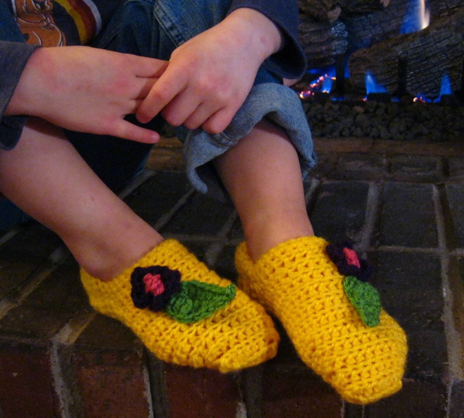 Pattern the Knitter's Crocheted Slippers PDF File - Etsy
