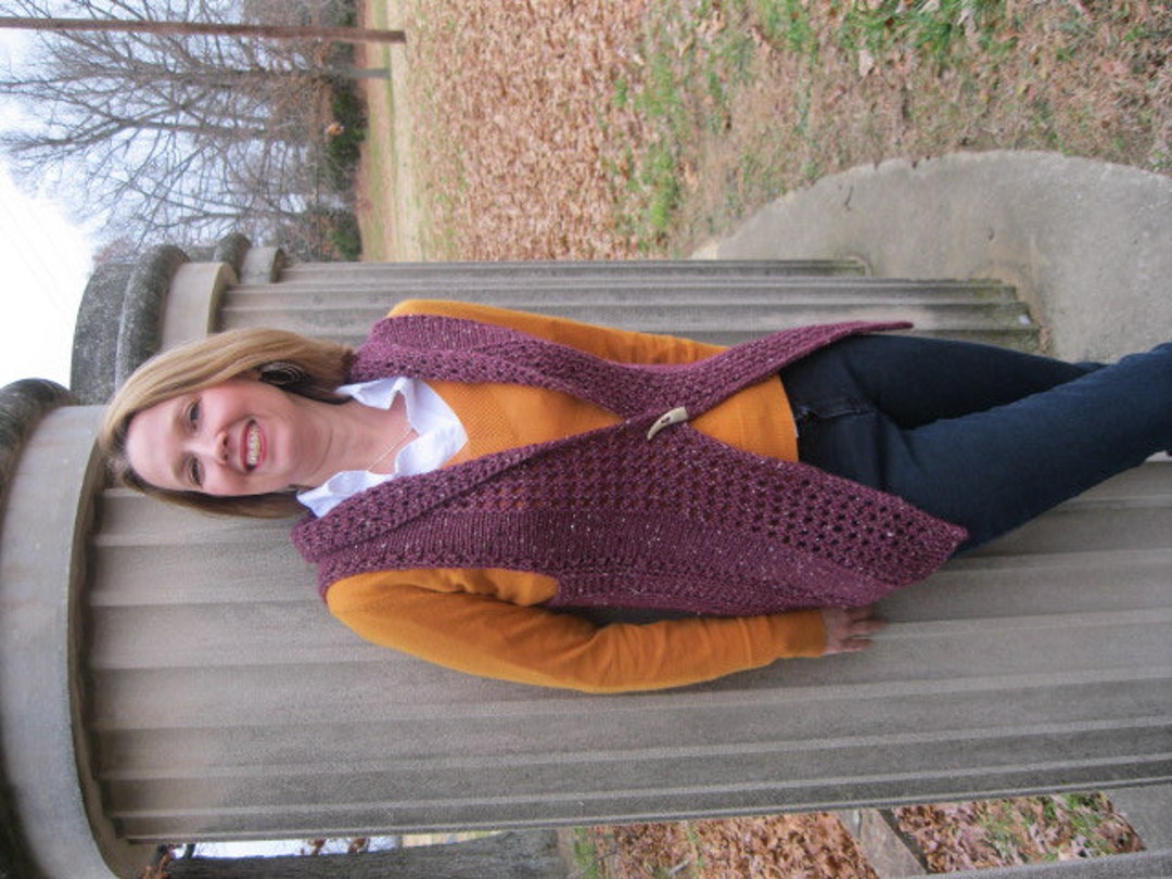 Claymore Vest - Knitting Pattern - Etsy