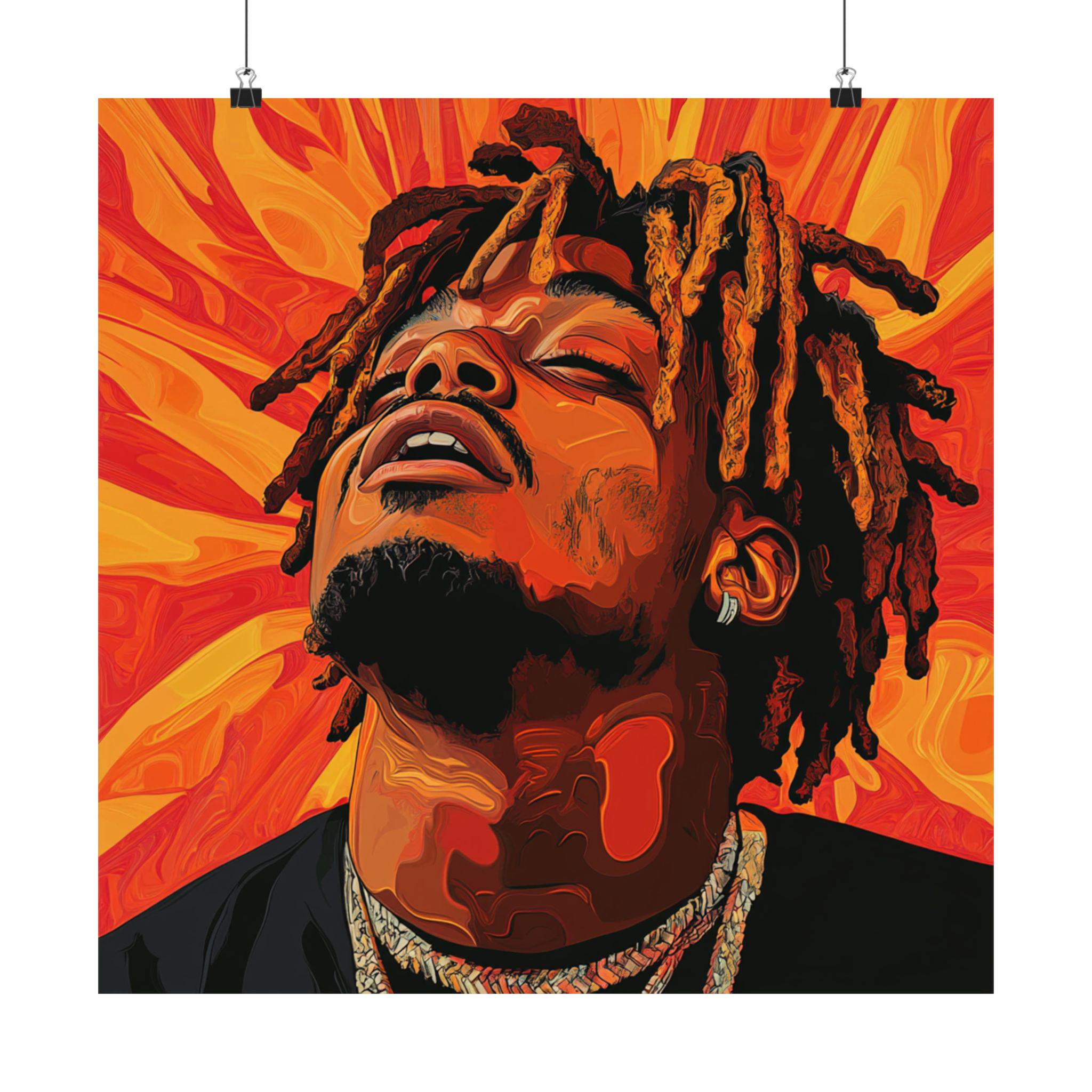 Juice WRLD Poster, Rapper Art, Music Artwork, Unique Hip-hop Print - Etsy