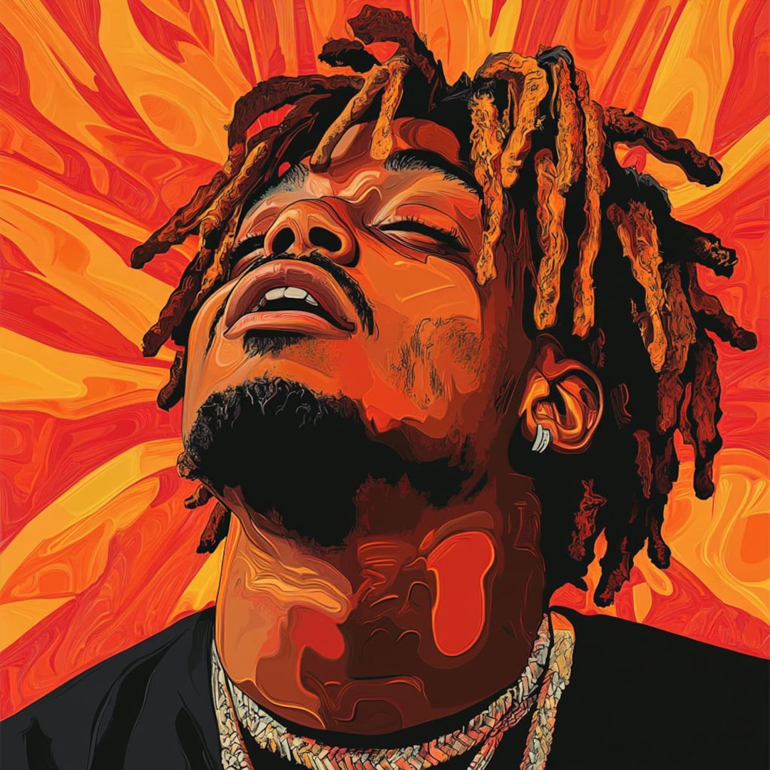 Juice WRLD Poster, Rapper Art, Music Image Download - Etsy