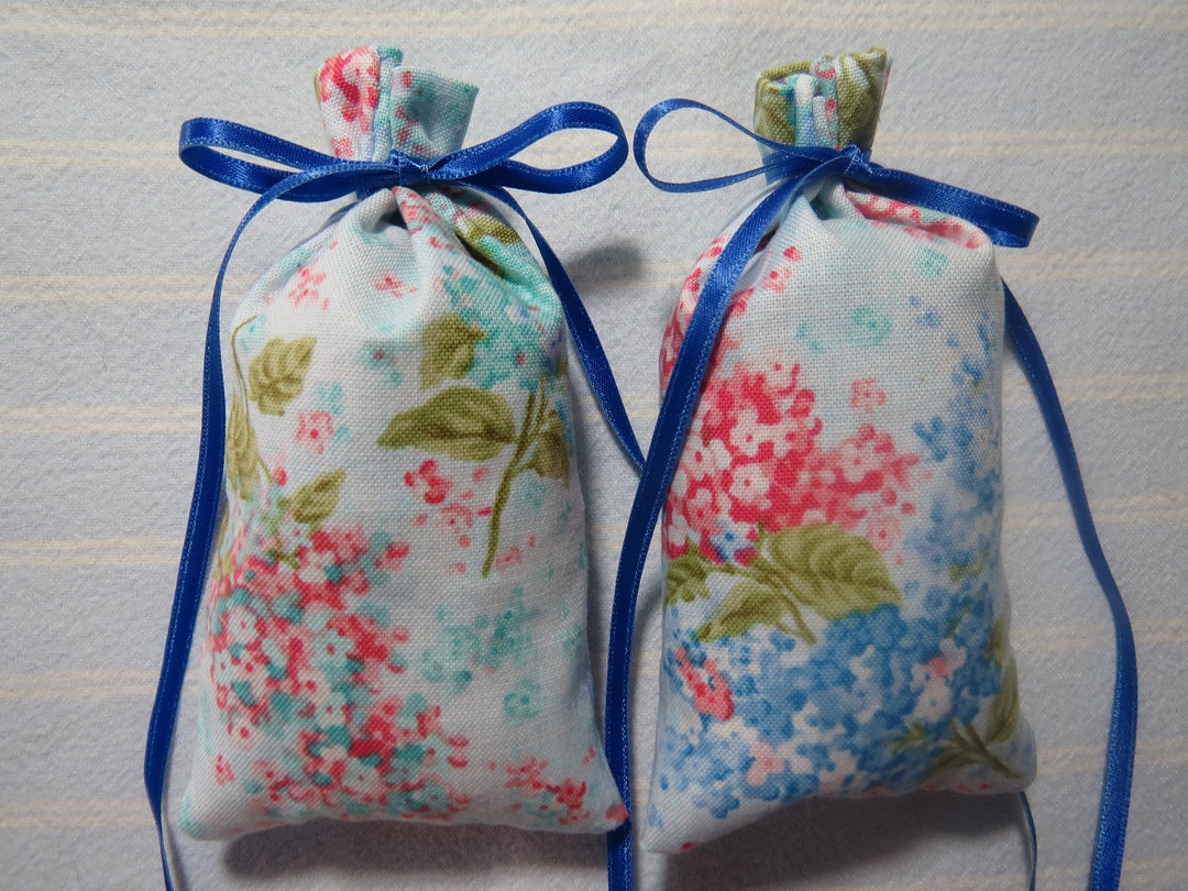 Lilacs 4"x2" Sachet-'fresh Cut Lilacs' Fragrance-blue and Coral Floral ...