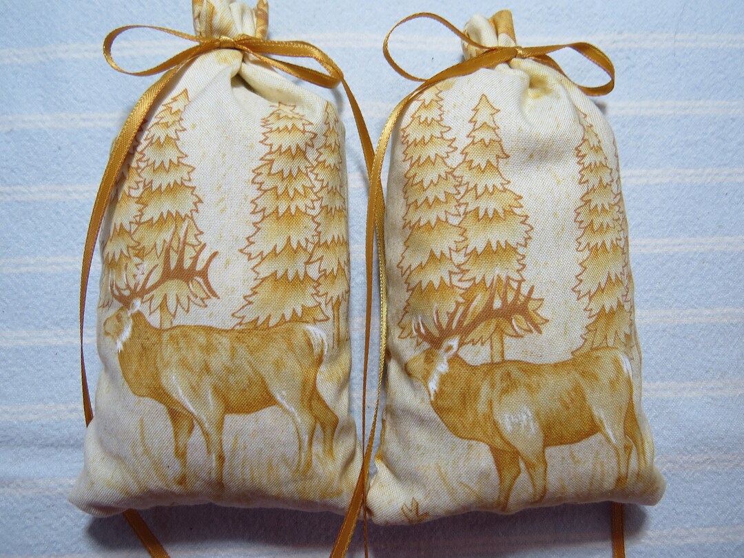 Moose 5"x2" Sachet-'driftwood' Fragrance-light Gold Masculine Moose ...